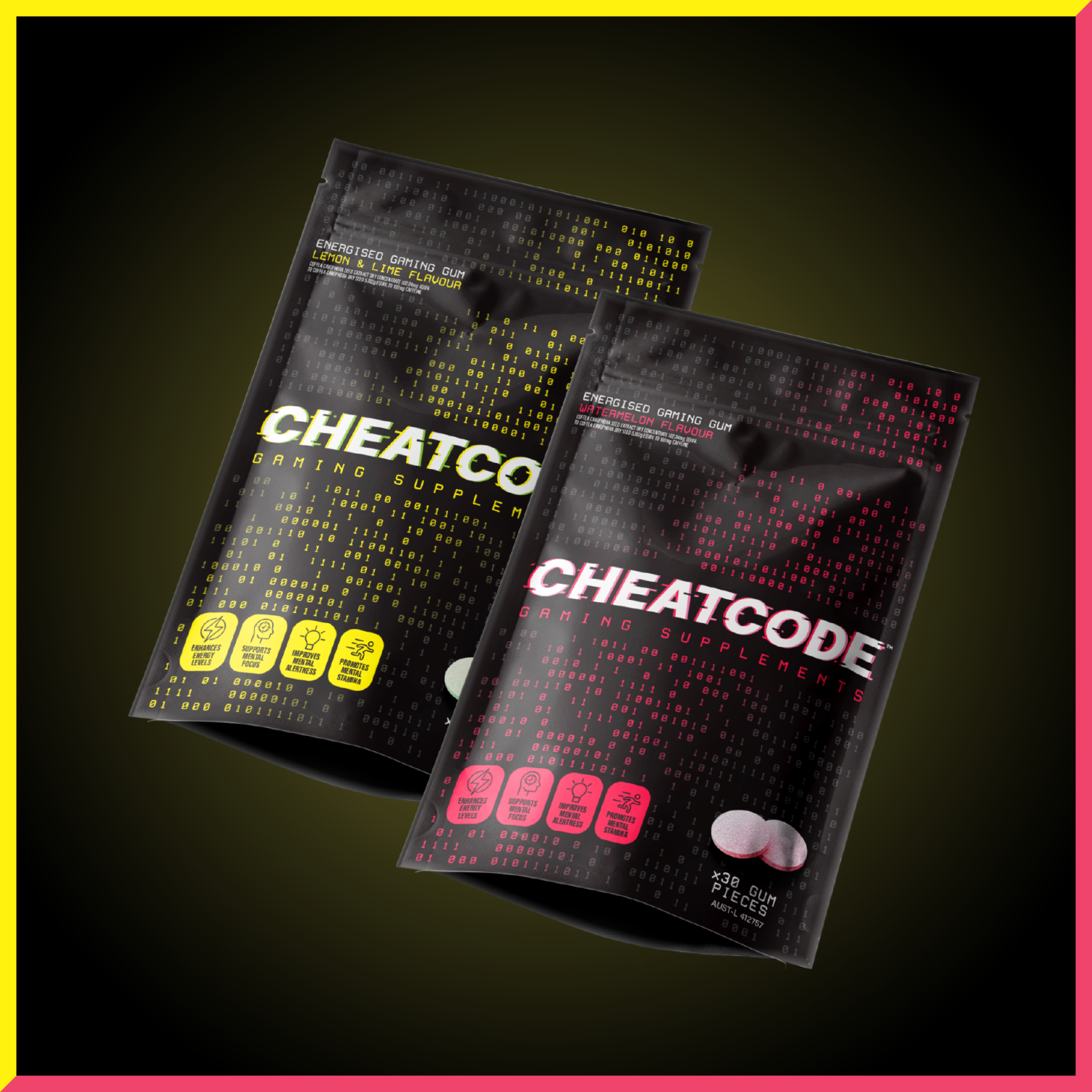ENERGISED GAMING GUM VALUE PACK – Cheatcode